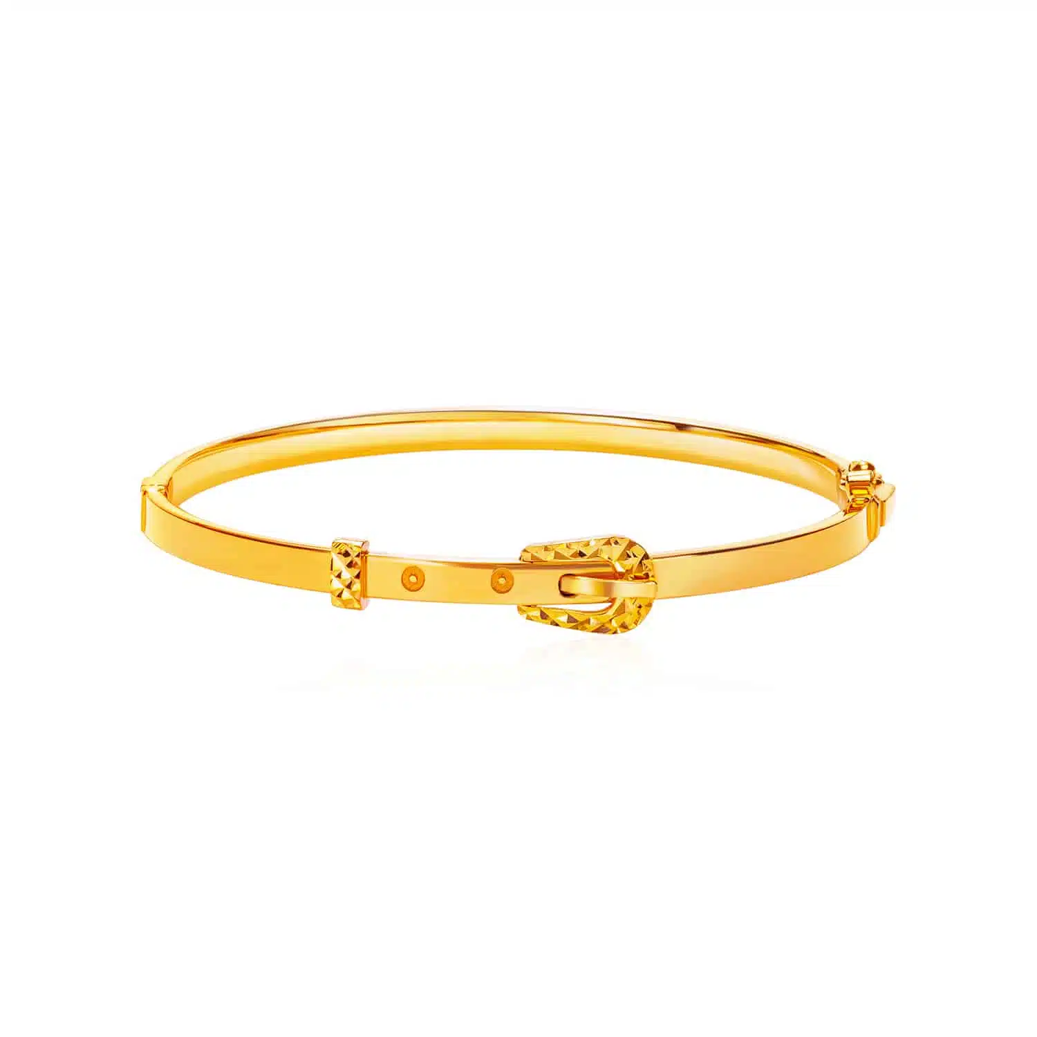 SK 916 Golden Belt Bangle - SK Jewellery
