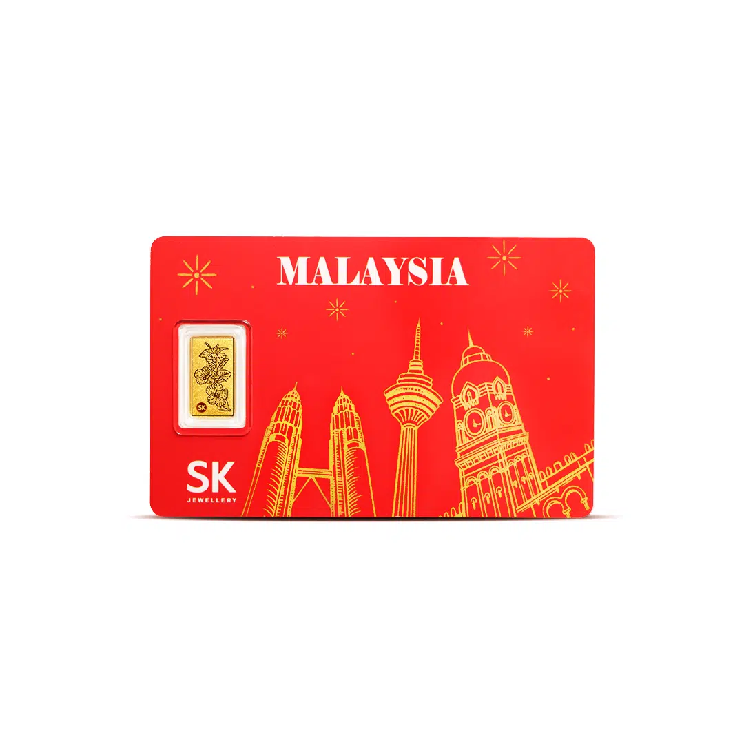999 Pure Gold MY SK Gold Card (1G) - SK Jewellery
