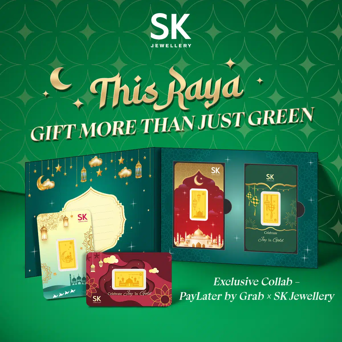 Hari Raya Exclusive 999 Pure Gold Bar (0.1G) Bundle | SK Jewellery