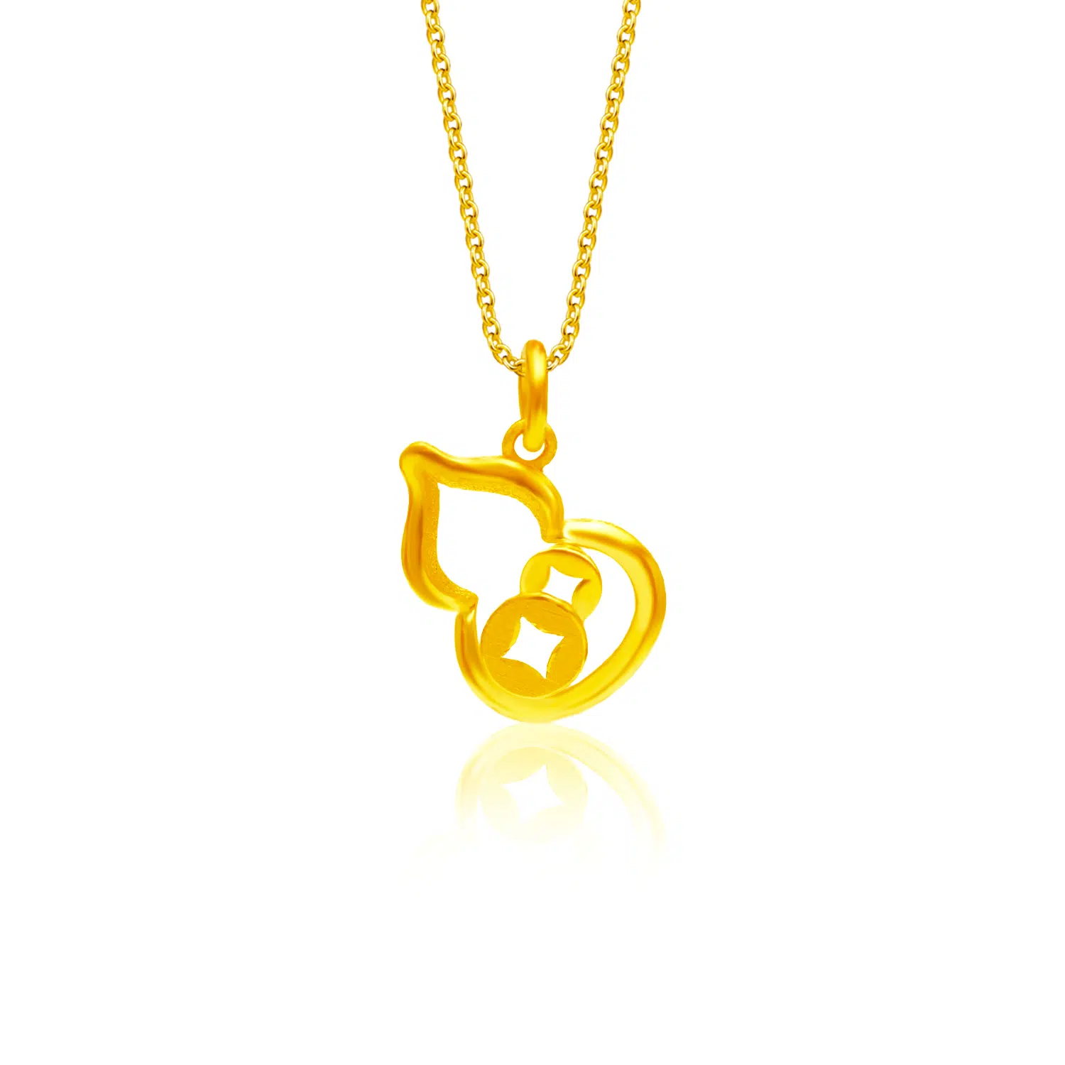 Prosperity Hulu 999 Gold Pendant - SK Jewellery