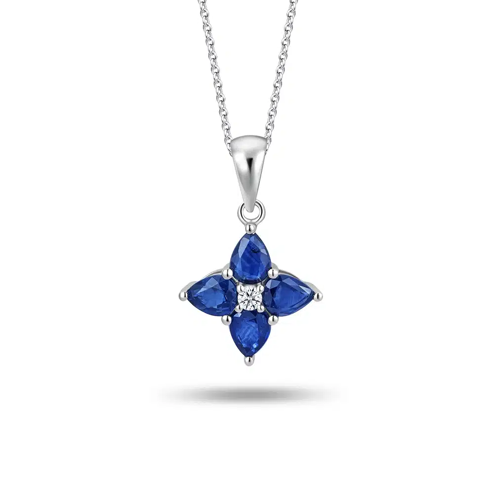 Petals of Perfection 10K Diamond Pendant - SK Jewellery