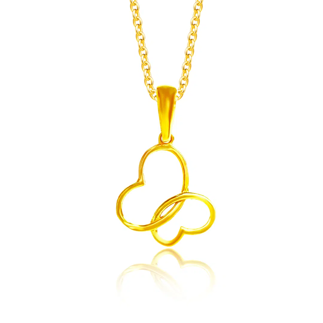 Infinite Wings 916 Gold Pendant - SK Jewellery
