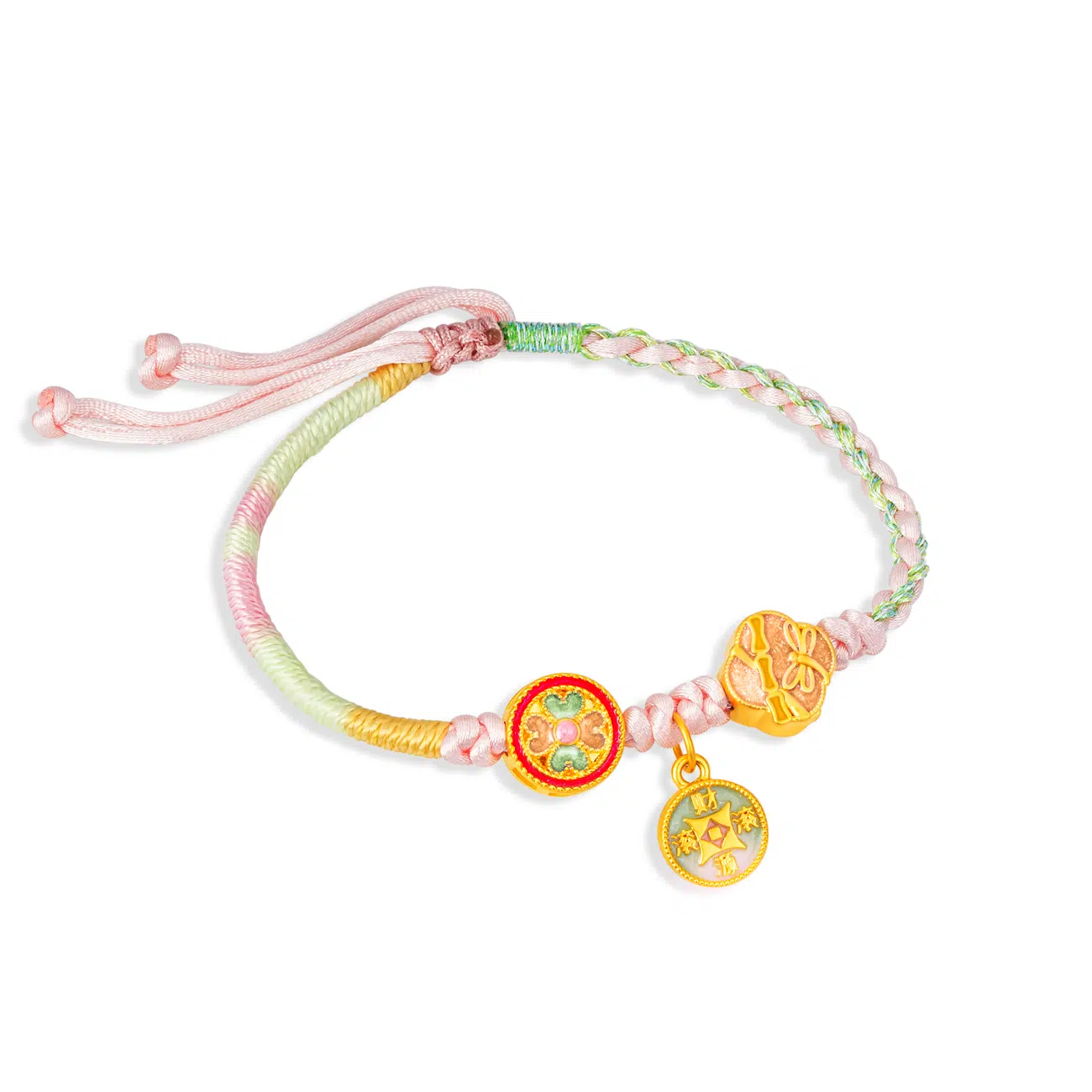 Spring Blossom 999 Pure Gold Charm Bracelet - SK Jewellery